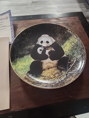 The Panda By Will Nelson 1988 Collector Plate W S George Last Of Thier ...