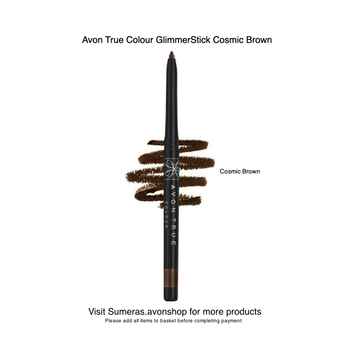 AVON True Colour GlimmerStick Eyeliner Cosmic Brown Gr8 Gift Original ...