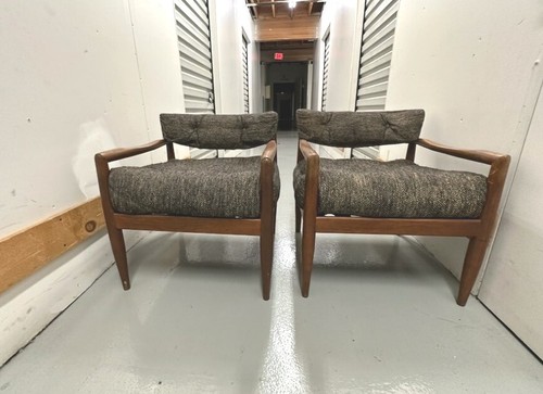 Pair MCM ADRIAN Pearsall Lounge chairs Style # 834 C 1960 | eBay