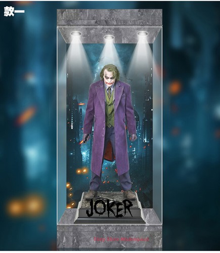 JND Studios The Dark Knight Joker Heath Ledger Statue Acrylic Display ...