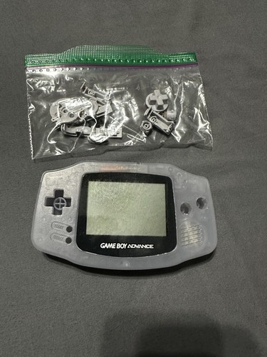 Game Boy Advance GBA OEM LCD Screen Buttons And OEM Shell Glacier | eBay