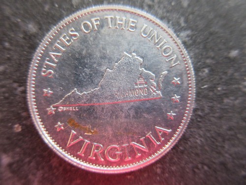 Shell Gas States of the Union Token Virginia | eBay