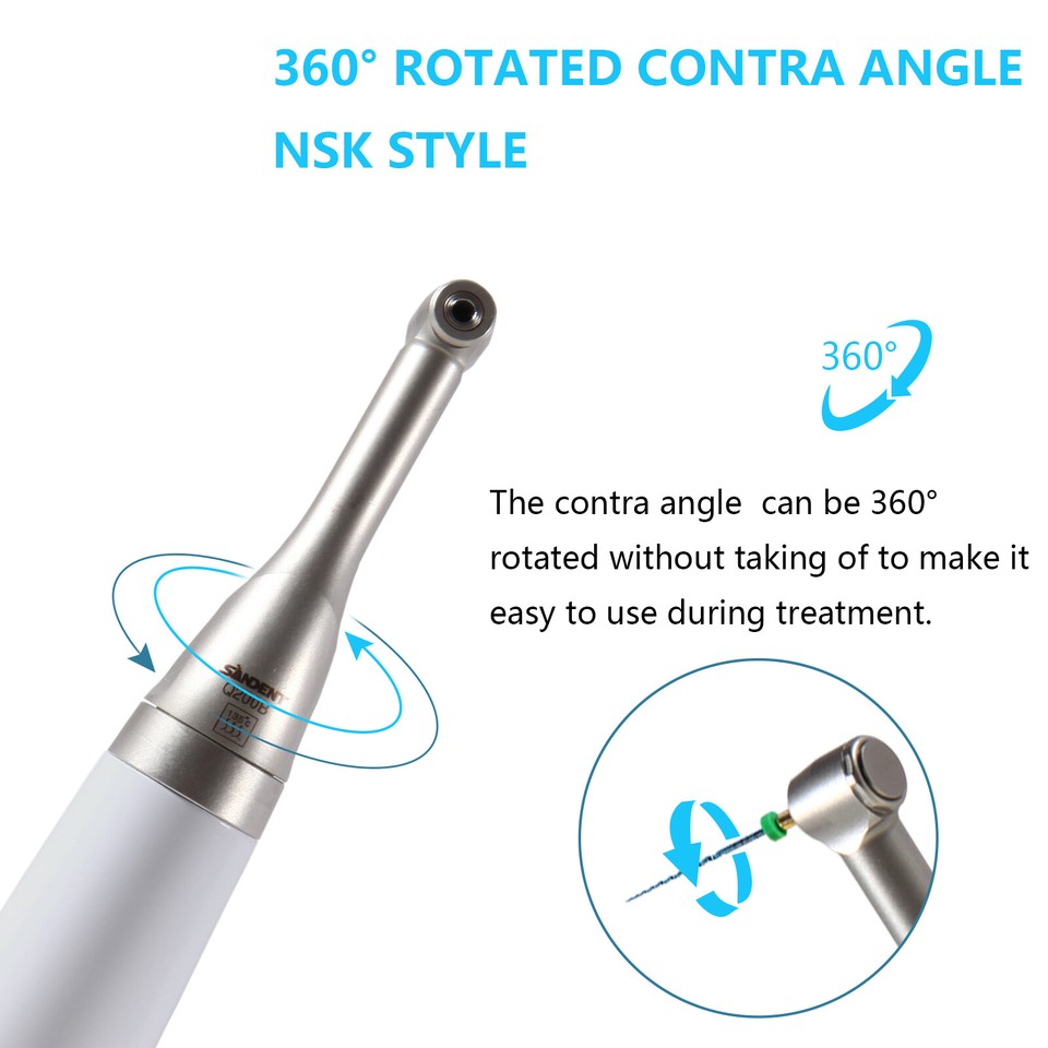 SANDENT All-In-One Wireless Endo Motor 16:1 Root Canal Handpiece ...