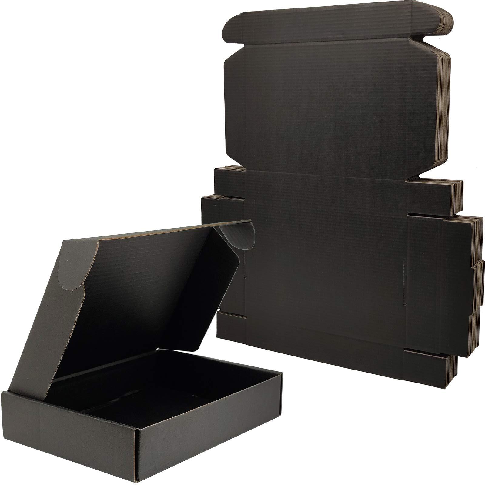 Small Black Shipping Boxes for Small Business Pack of 25-8x5.5x1.6 ...