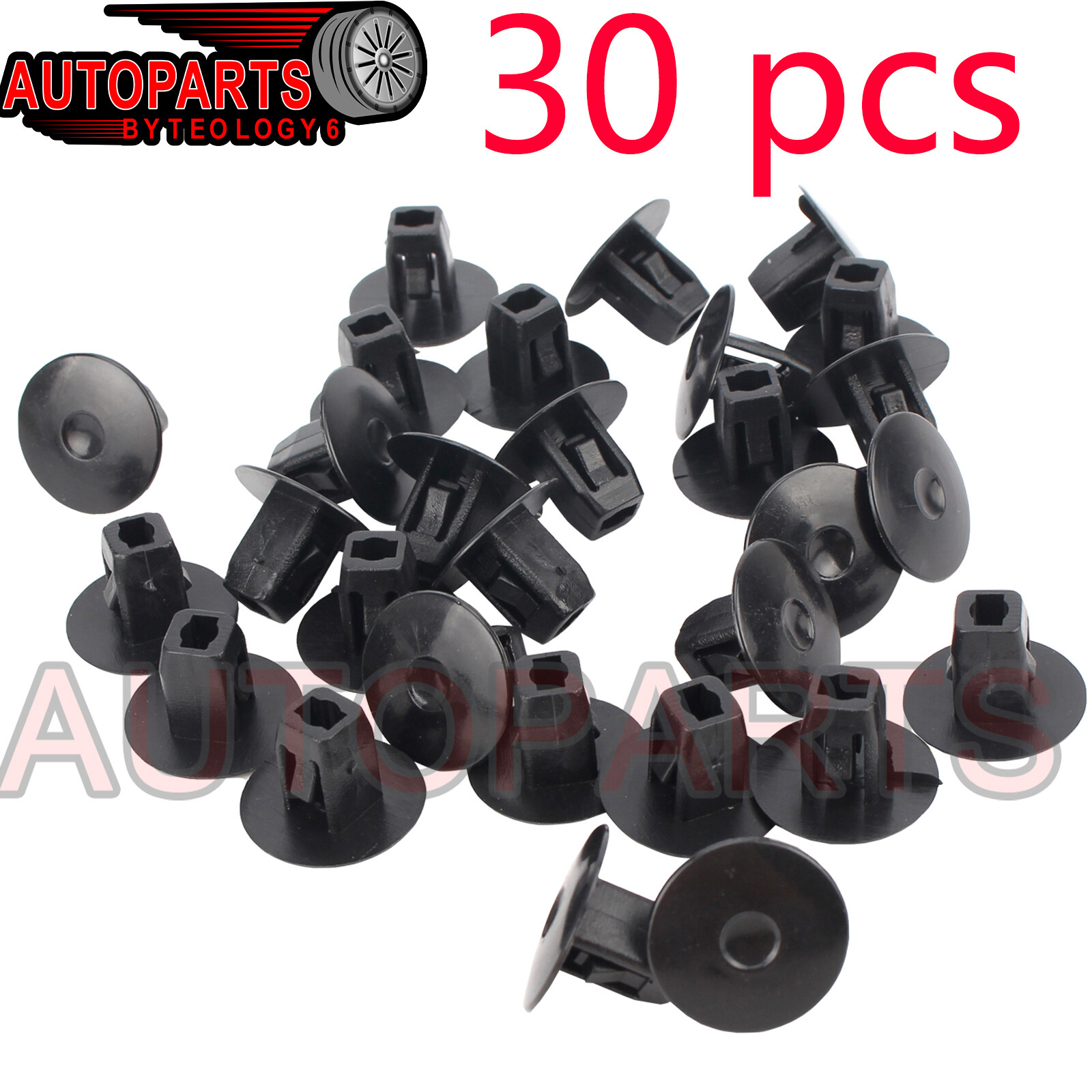 30 Fender Apron Grommet Nut Clip Tapping Screw 90682-SEA-003 For Honda ...