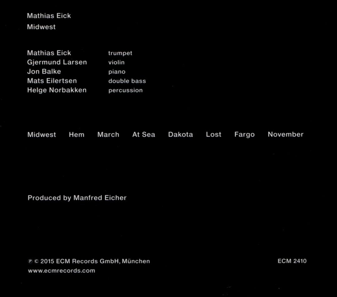 MATHIAS EICK MIDWEST NEW CD 602547089106 | eBay