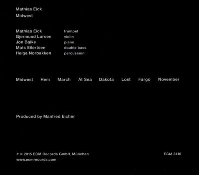 MATHIAS EICK MIDWEST NEW CD 602547089106 | eBay