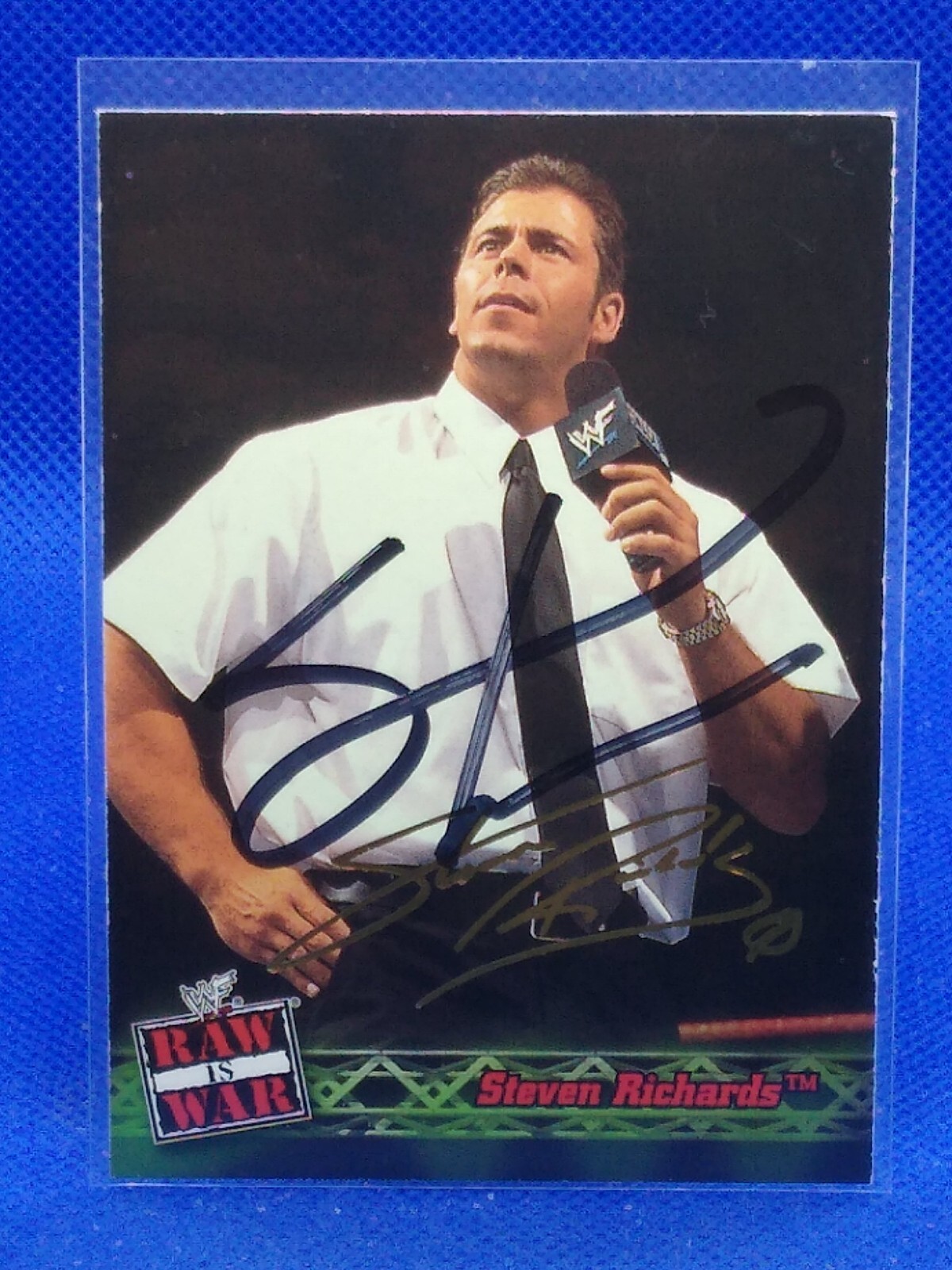 AUTOGRAPH Steven Richards 2001 Fleer WWF RAW is WAR #41 | eBay