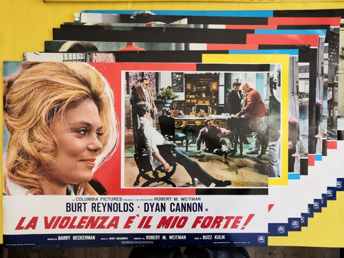 1973 SHAMUS LOT 9 Burt Reynolds Cannon Italy Fotobusta Movie Poster ...