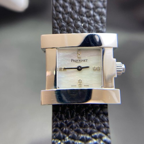 PEQUIGNET Sorella Ladies Watch with 8P Diamond Shell Dial QZ | eBay UK