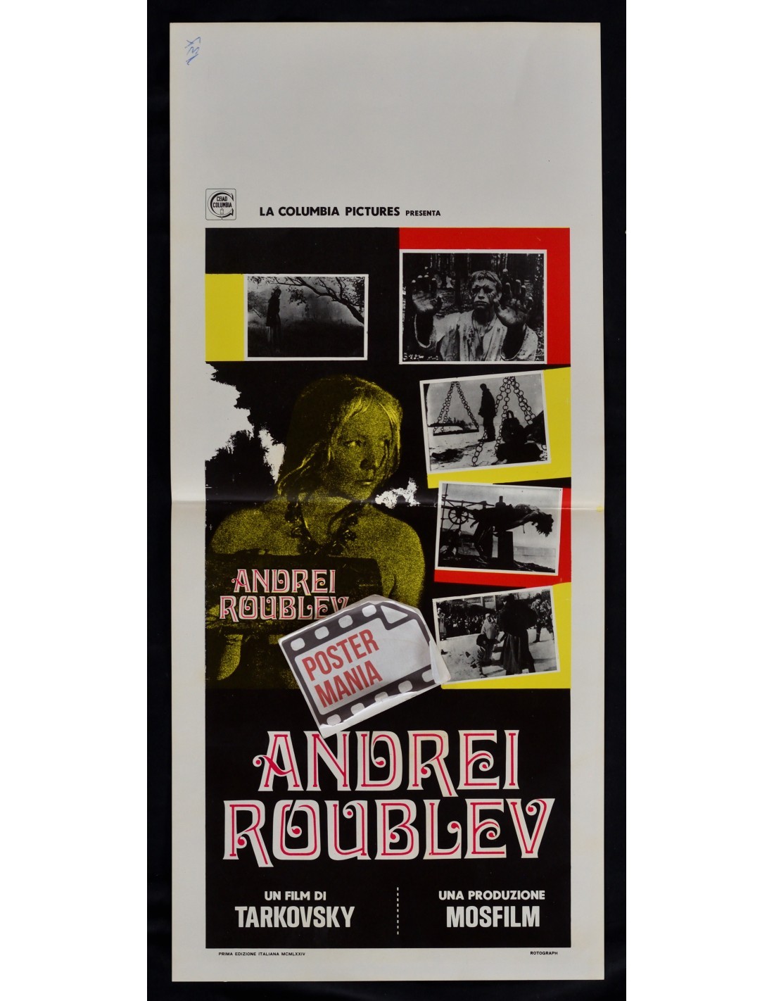 Poster Andrei Roublev Andrei Tarkovsky Russia Icons Anatoly Solonitsyn ...