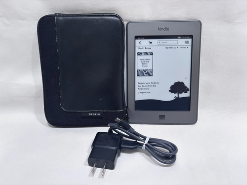 AMAZON KINDLE TOUCH 4TH GEN D01200 E-READER WI-FI 6" SCREEN CASE ...
