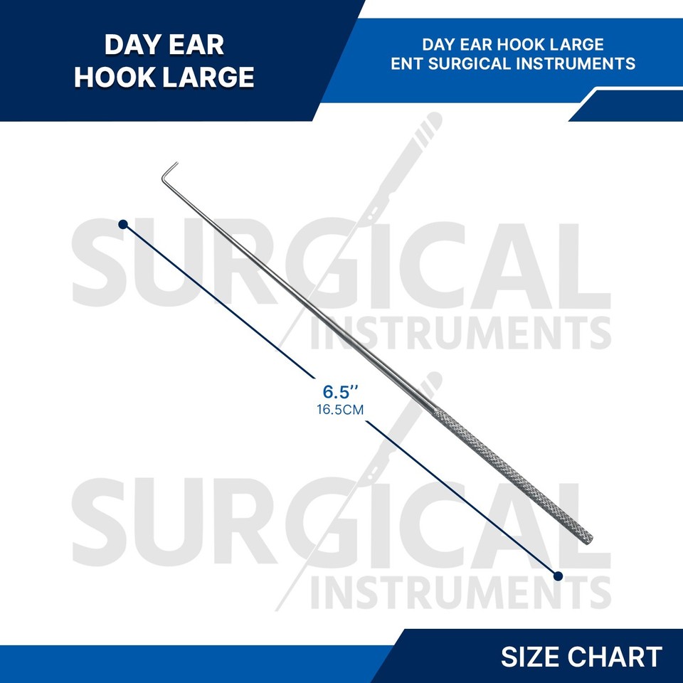 Day Ear Hook 6.5" Large 2 MM ENT Surgical Instruments German Grade | eBay