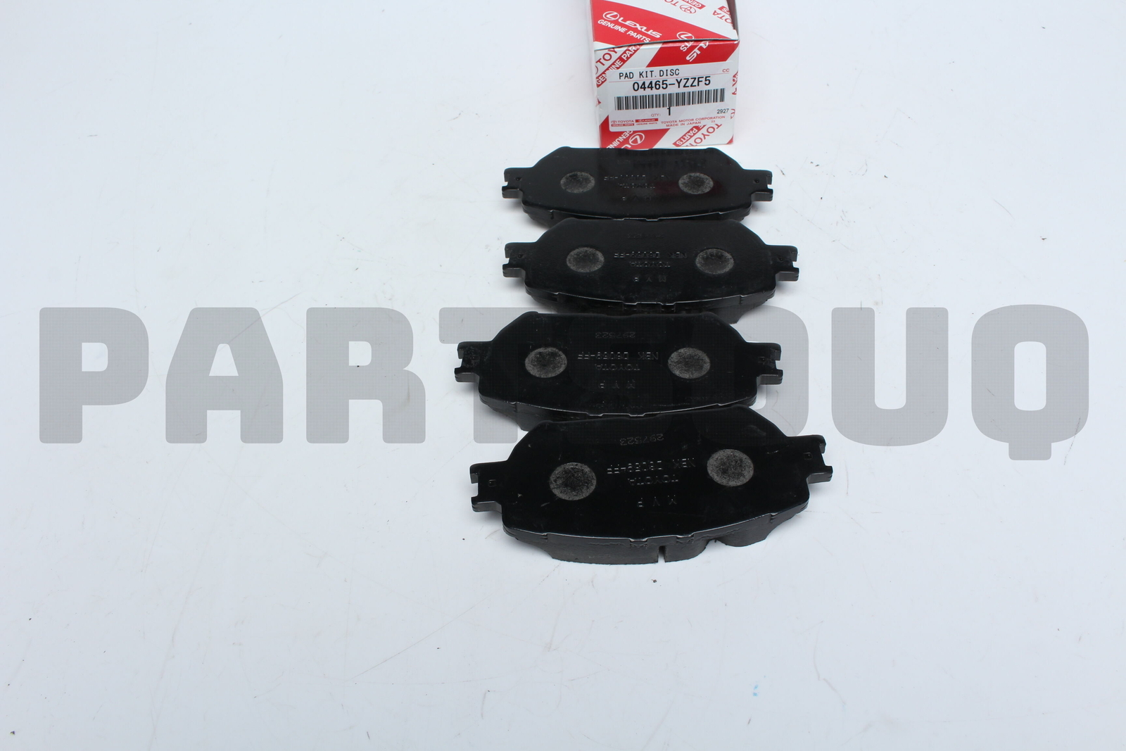 04465YZZF5 Genuine Toyota BRAKE PAD KIT 04465-YZZF5 | eBay