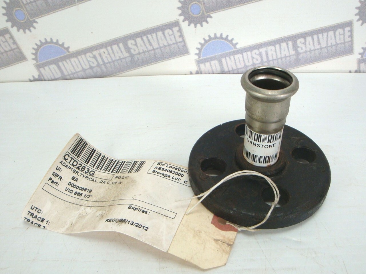 VICTAULIC 1/2" P565 P X L VIC-PRESS FLANGE ADAPTER - F004565XH4 | eBay