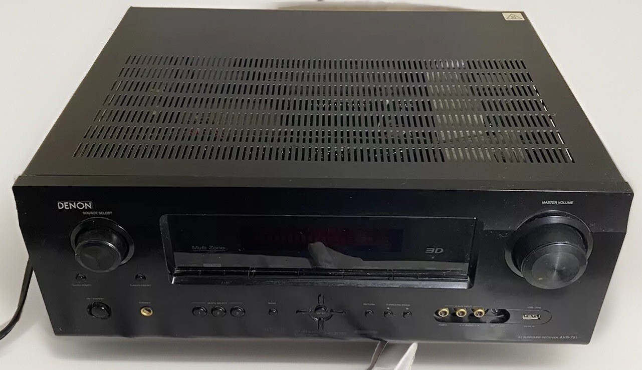 Denon AVR 791 7.1 Channel 125 Watt Receiver Tested For Power ...