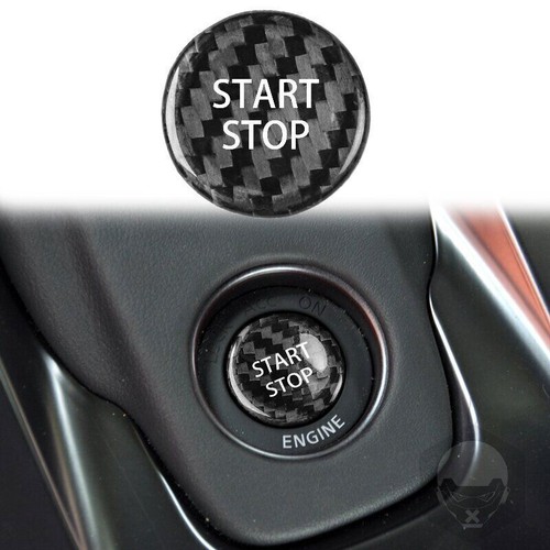 Carbon Fiber Engine Start-Stop Button Cover Trim for NISSAN GTR R35 ...