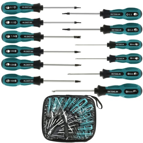 12Pcs Magnetic Tip Screwdrivers Set Screwdriver Repair Kit with Y-Shape ...