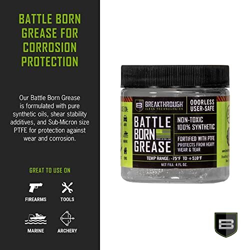 Breakthrough Clean Battle Born Gun Grease - Gun Lubricant Fortified ...