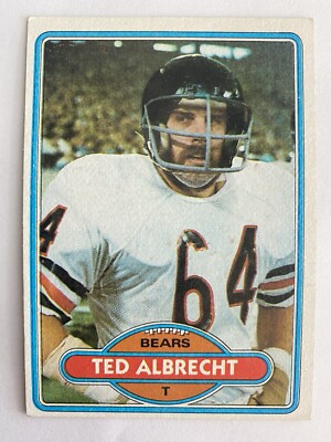 1980 Topps Football #519 Ted Albrecht | eBay