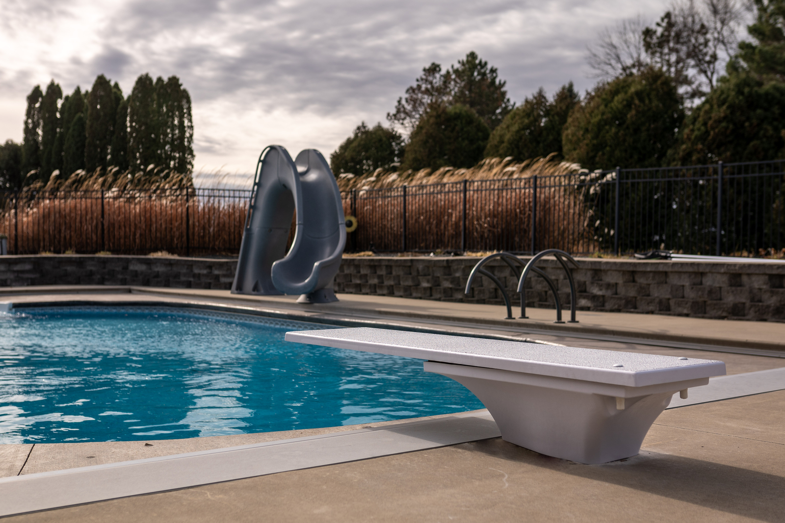 White 3 Bolt Base Stand with Jig for 6' Diving Board - Inground ...