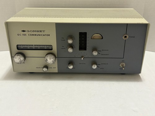 Vintage Gonset Communicator Gooney Bird GC 105 transceiver ham tube ...