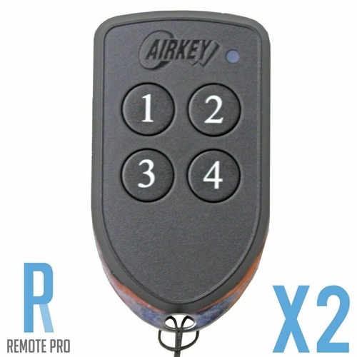 2 x NEW Genuine Airkey Air Key Garage/Gate Remote Control AK3TX4R/AK4 4 ...