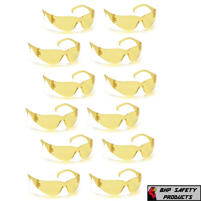 Glasses & Goggles - Amber Safety Glasses