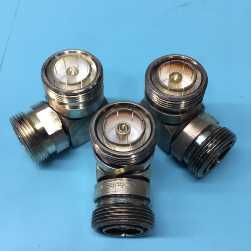 3 TRU RF Connector M-M 90 degree Silver Plated 1 Inch, 116993 | eBay UK