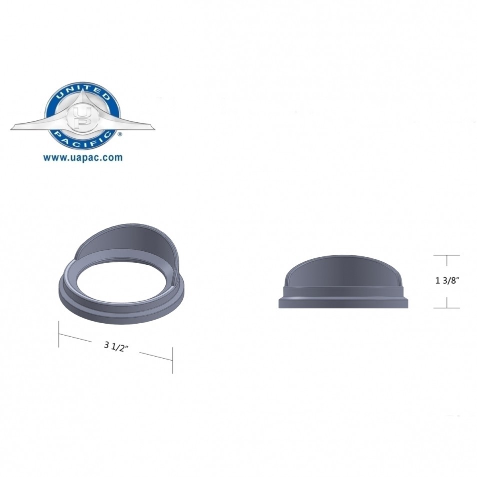 Kenworth/Peterbilt Pyrometer Gauge Cover w/ Visor - Classic Design ...