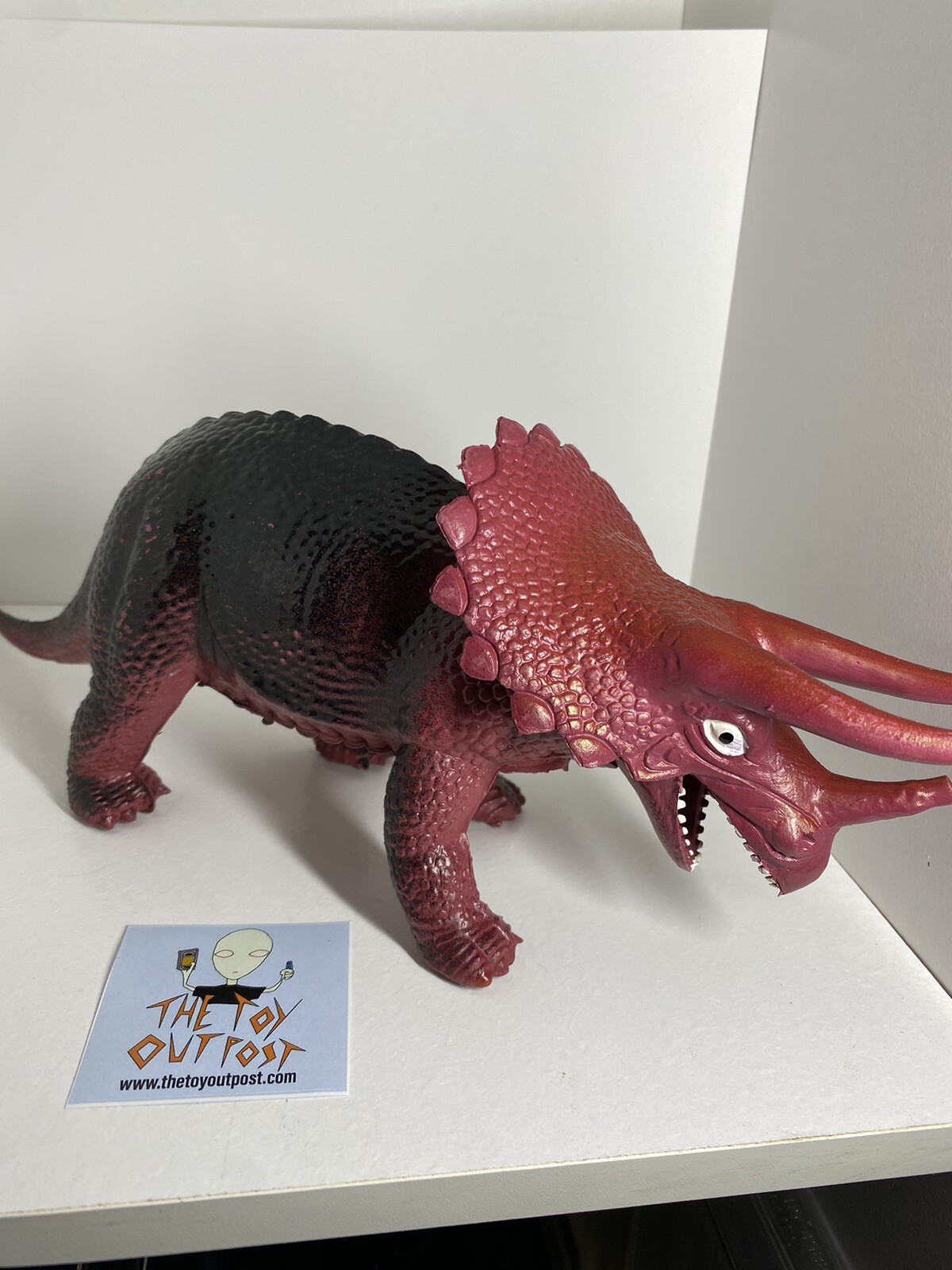 Vintage Triceratops Dinosaur Plastic Figure Toy 1986 Dormei | eBay