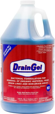 AMGUARD DrainGel Bacterial Drain Cleaner Highly Concentrated 128 fl oz ...