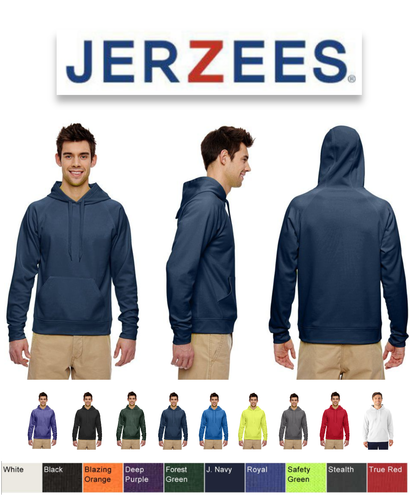 Jerzees PF96MR 6 oz. Sport Tech Fleece Pullover Hoodie | eBay
