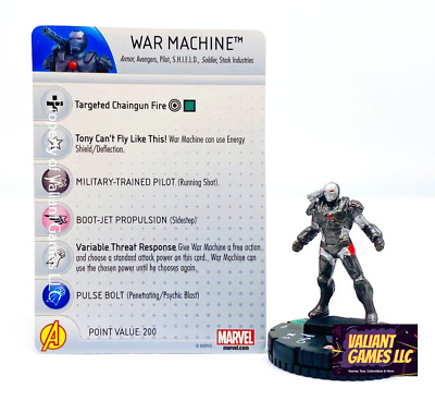 Marvel Heroclix War Machine #026 w/ Card Age of Ultron Set | eBay