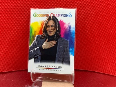 KAMALA HARRIS 2021 UPPER DECK GOODWIN SPLASH OF COLOR #123 | eBay