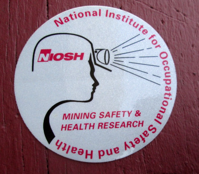 COAL MINING STICKER NIOSH National Institute For Occupational Safety ...
