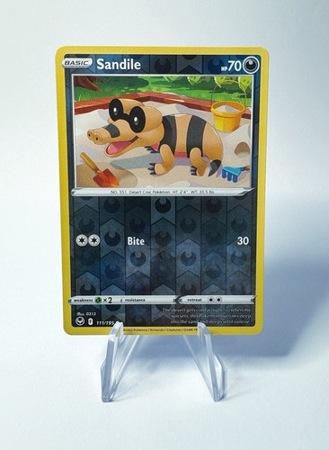 Sandile 111/195 Swsh12: Sword & Shield - Silver Tempest Reverse Holo ...