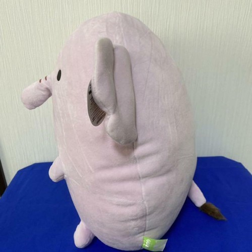 Marshmallow Elephant Plush Lavender 15.7x14.5x9.8" Kawaii Soft Stuffed ...