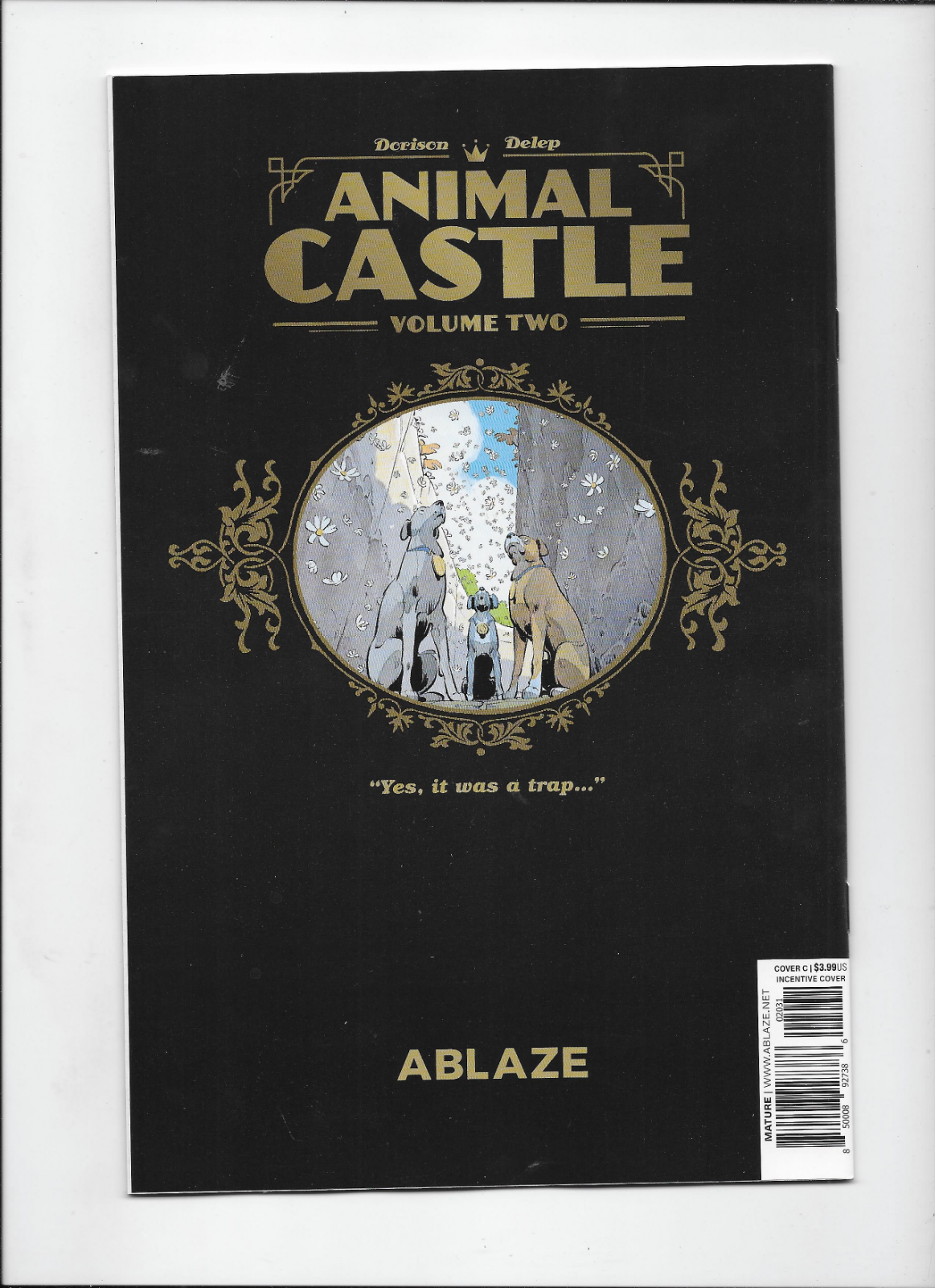 Animal Castle Vol 2 #2 1:10 Ablaze Publishing 2023 Felix Delep ...