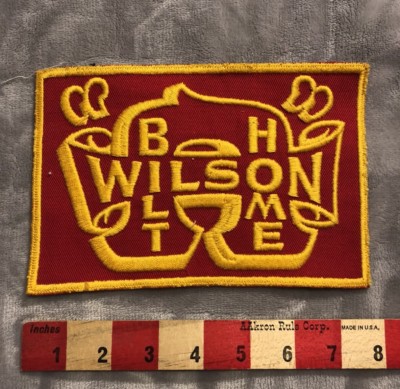 Large WILSON BILT HOMES Jacket Patch - House Built By Wilson (last name ...