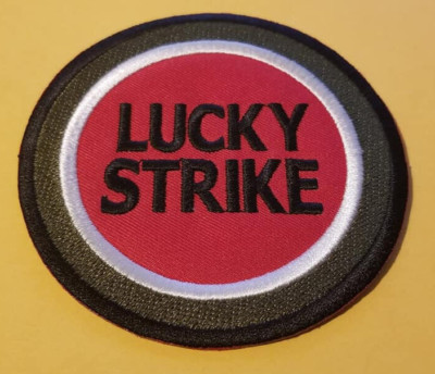 Lucky Strikes Embroidered Patch worldwide shipping approx 3.5" | eBay