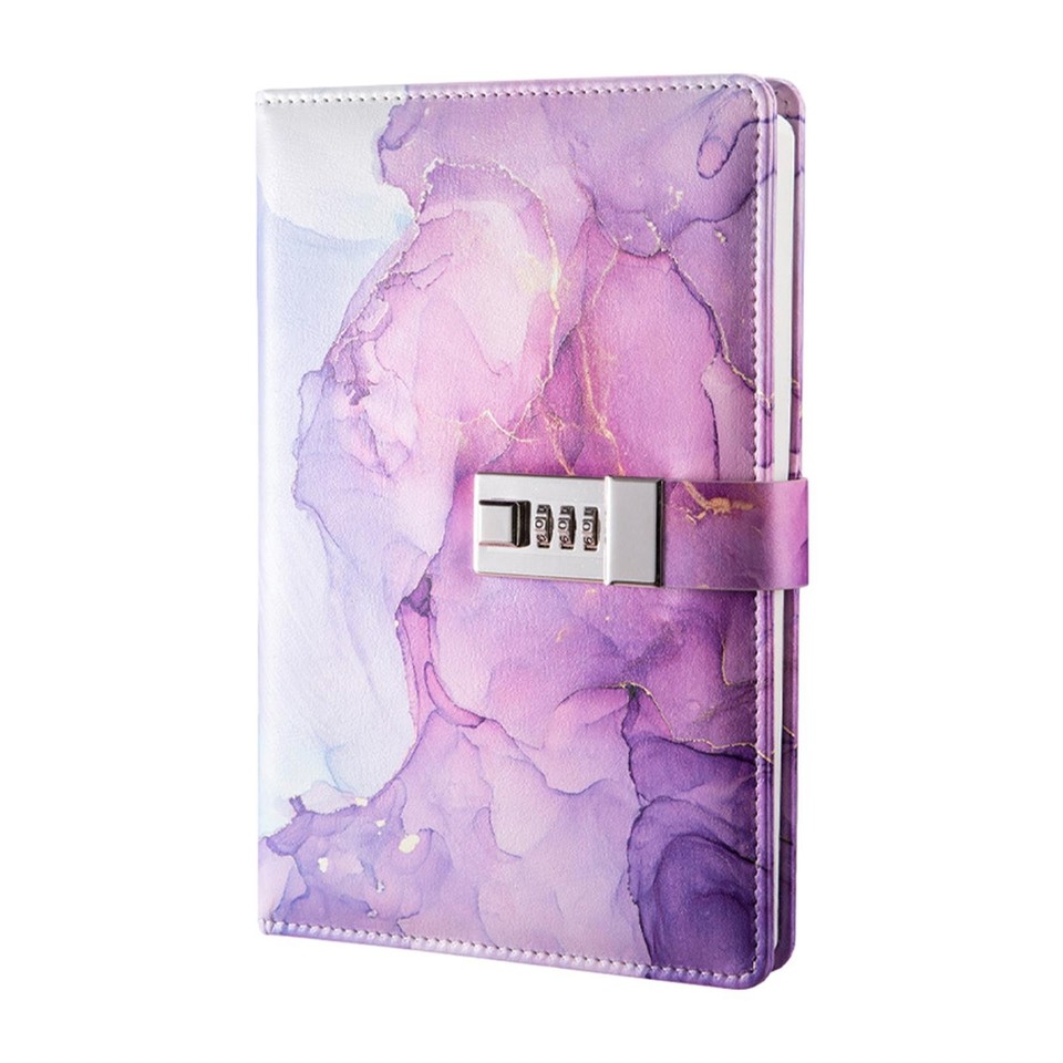 Diary with Lock Lock Journal Personal Thick Travel Diary A5 PU Leather ...