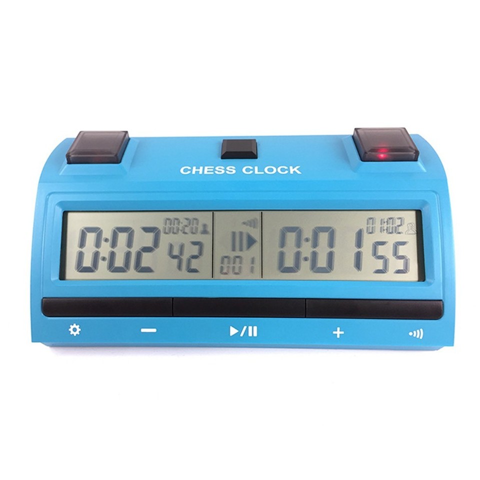 Professional Chess Timer Digital Clock With LED Button For Go And Board ...