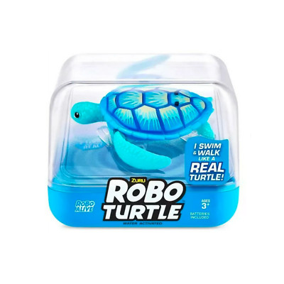 Zuru Robo Alive Robo Turtle Robotic Swimming Turtle, Blue, NEW! | eBay