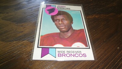 1973 TOPPS # 484 JERRY SIMMONS FOOTBALL CARD | eBay