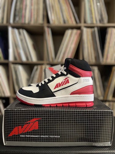 Avia 720 Size 11 Men "RED AND WHITE 'Hi Top Basketball Sneakers New ...