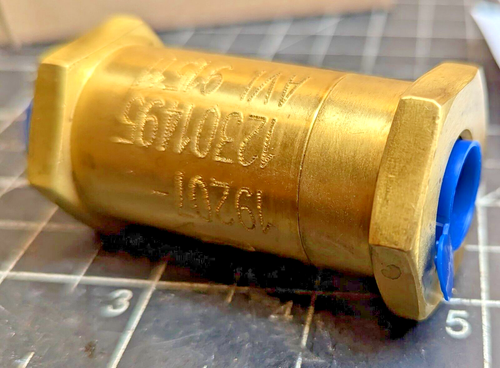 ¼” NPT Check Valve Fuel / Oil Hydrocarbons (¼ - ½ psi) M939 Fuel Tank ...