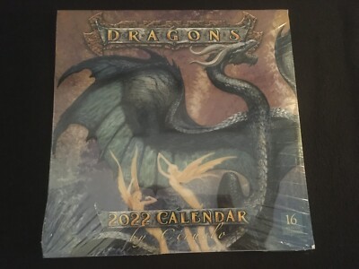 DRAGONS 2022 Calendar by Ciruelo, New, Sealed, 16-Month Calendar | eBay
