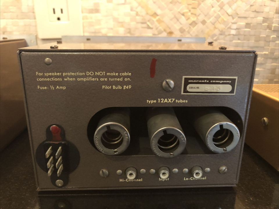 Marantz Electronic Crossover Model 3 with Marantz 4 Power Supply 12AX7 ...