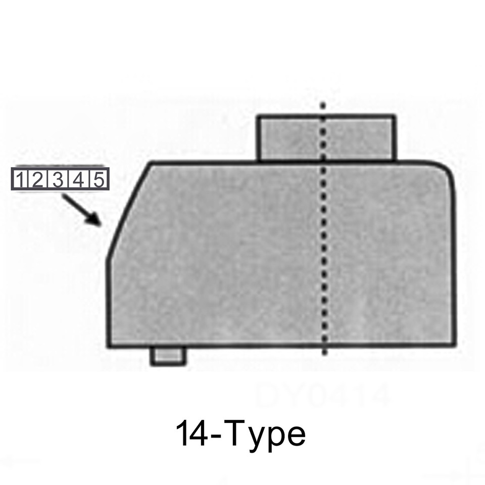 New 10 TYPE MECHANICAL POSITION INDICATOR COUNTER 25 MM HOLE SELECT ...